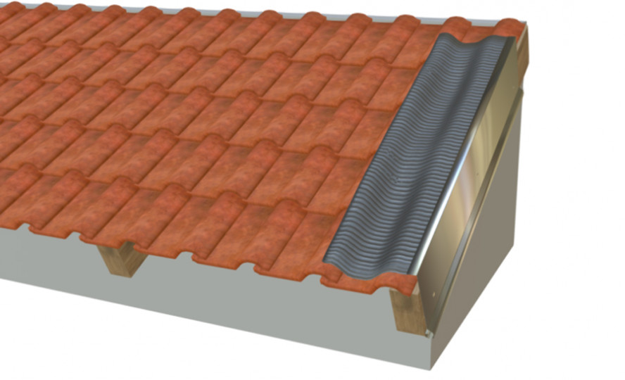 Bande de rive biseau zinc bavette plomb - 2ML| Brico-Toiture